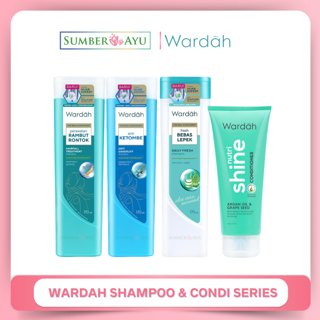 Jual WARDAH SHAMPOO & CONDITIONER SERIES | HAIRFALL TREATMENT | NUTRI ...