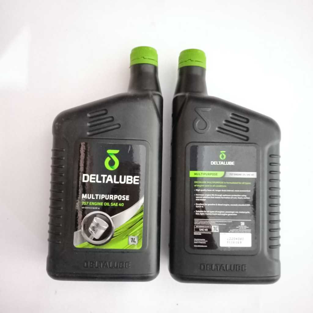 Jual Oli Deltalube 1 Liter Multipurpose 757 Engine Oil SAE 40 1L ...