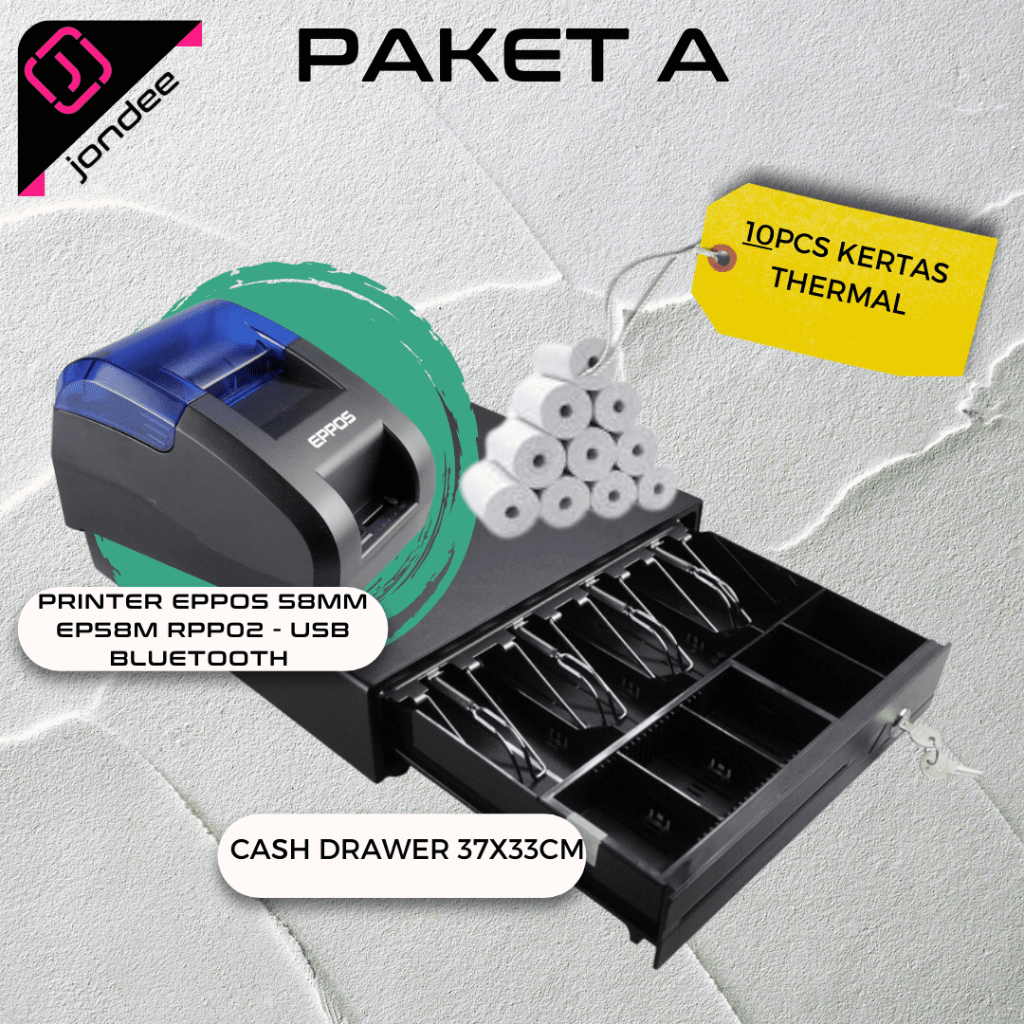 Jual Paket Spesial Kasir Android (Printer Bluetooth, Cash Drawer dan ...