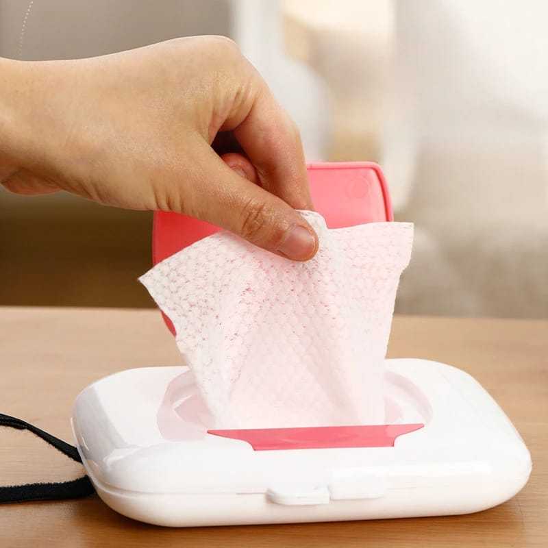 Jual REFILLABLE WET WIPES POUCH / PENYIMPAN TISSUE BASAH | Shopee Indonesia
