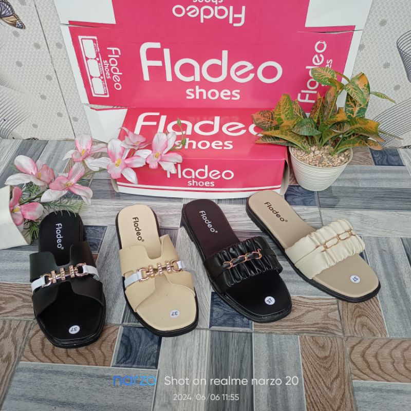 Jual SANDAL SELOP FLADEO WANITA / SELOP FLADEO / SELOP TREPES / SELOP H ...