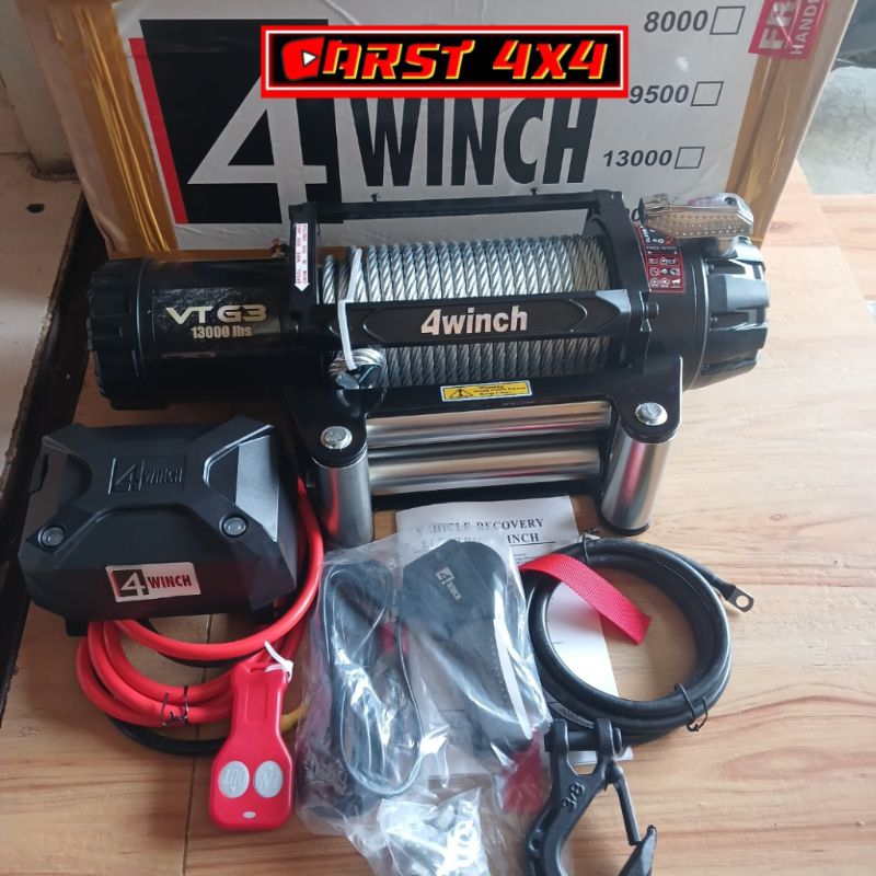 Jual 4 winch 13000 lbs 6 ton offroad&towing | Shopee Indonesia