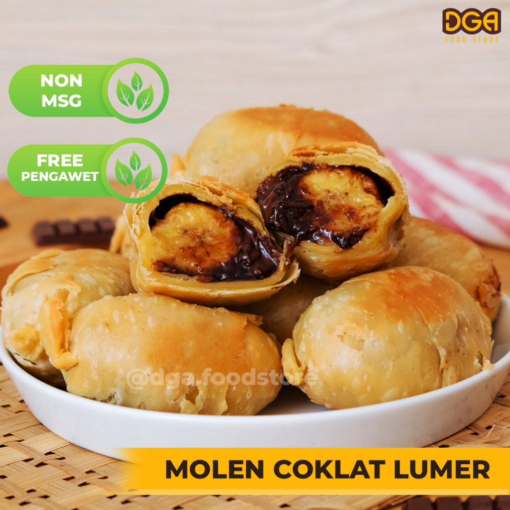 Jual DGA PISANG MOLEN COKLAT LUMER (HOMEMADE, NON MSG, NON PENGAWET ...