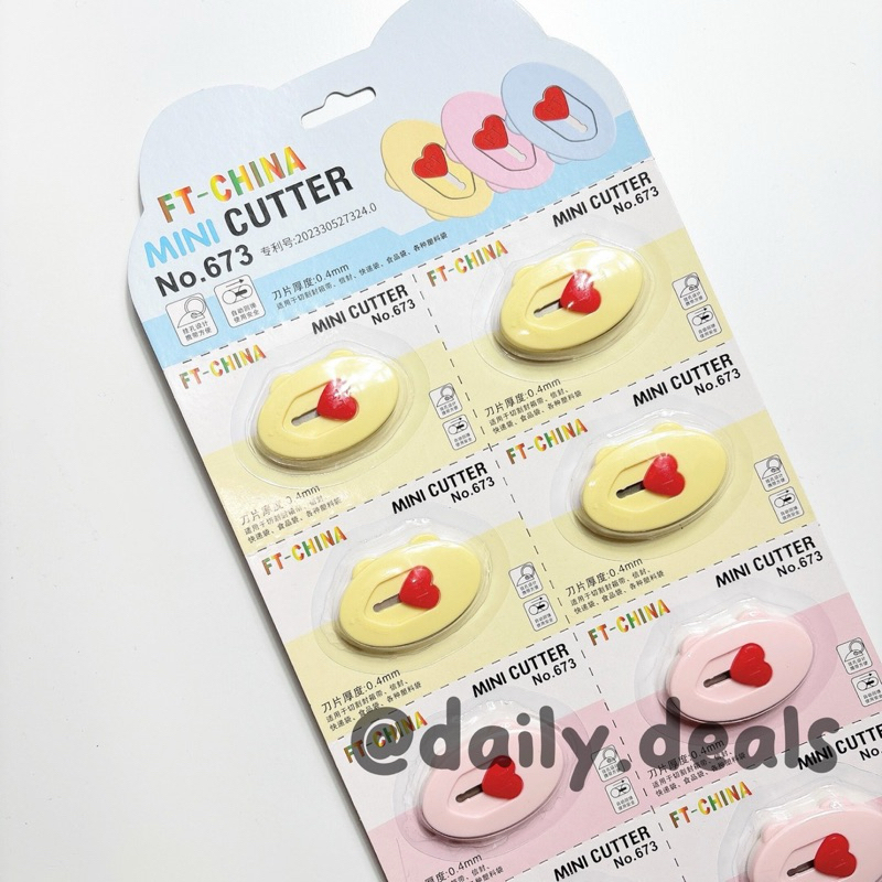 Jual CUTTER MINI LOVE/ CUTTER MINI LUCU/ CUTTER MINI HITS/ CUTTER MINI ...