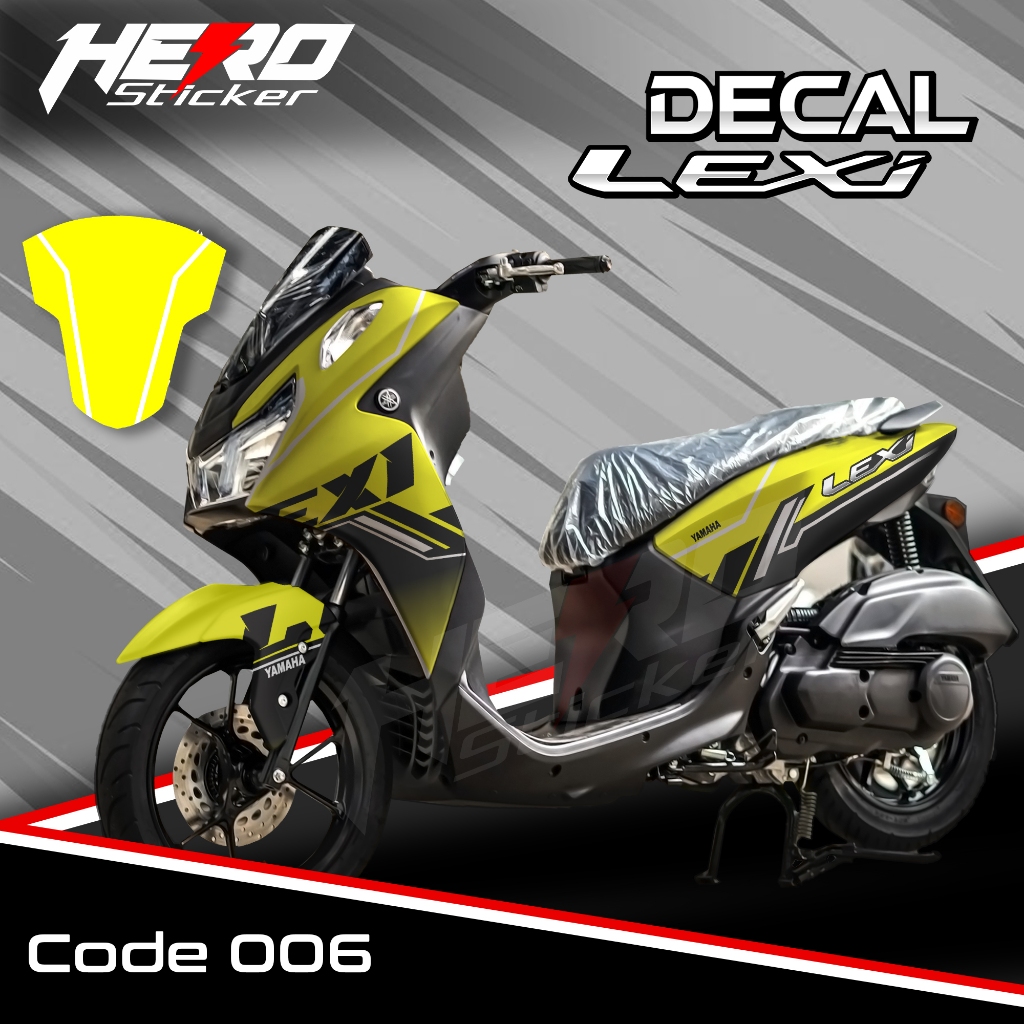 Jual TERBARU STICKER DECAL FULL BODY YAMAHA LEXI LX 155 2024 - DECAL ...