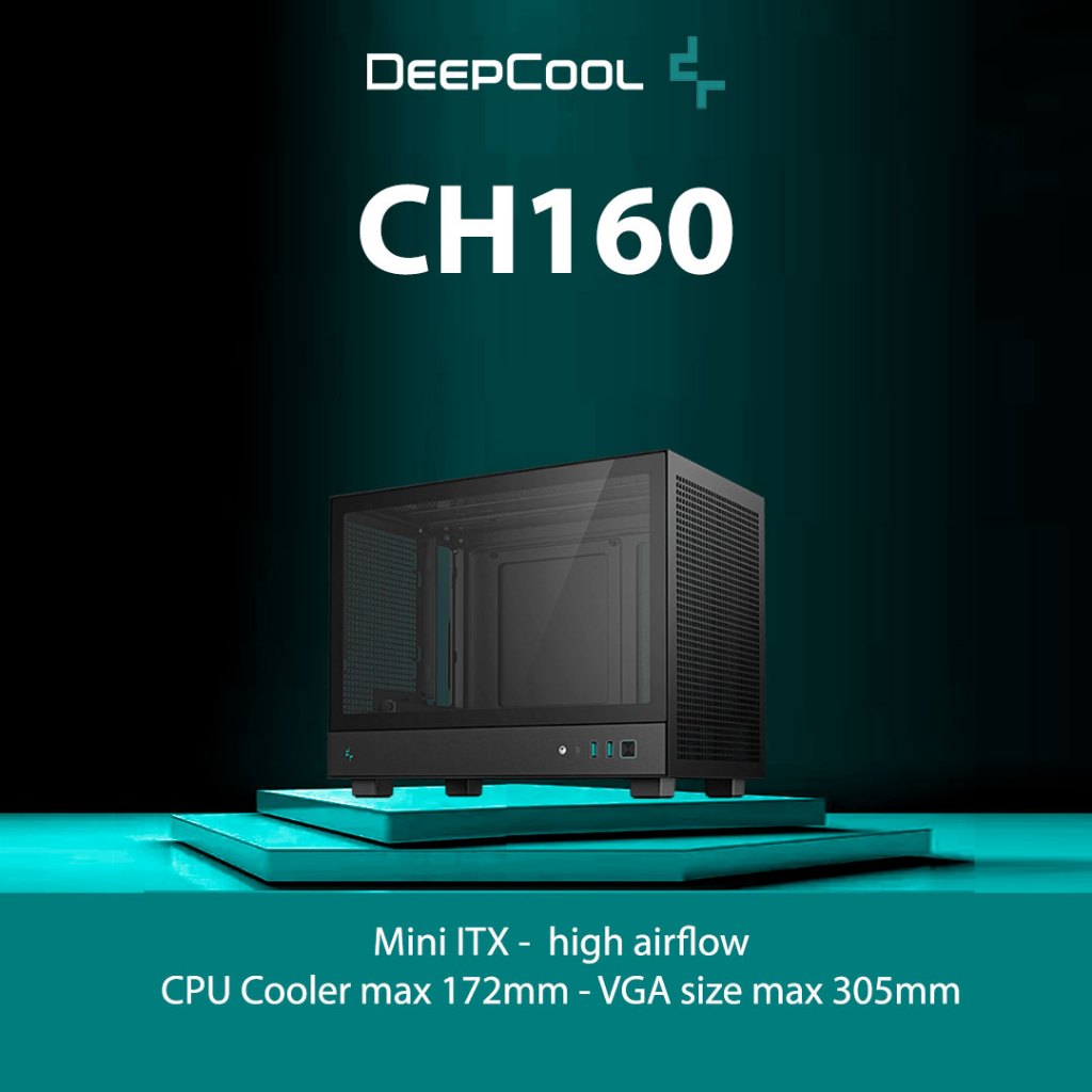 Jual Deepcool CH160 Black Ultra Portable mini-ITX Casing Komputer ...
