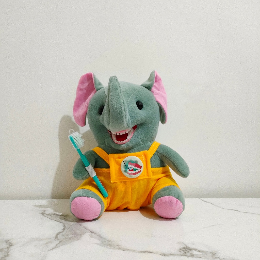 Jual GAJAH Boneka Edukasi Phantom Gigi Desidui Anak Berani Sikat Gigi ...