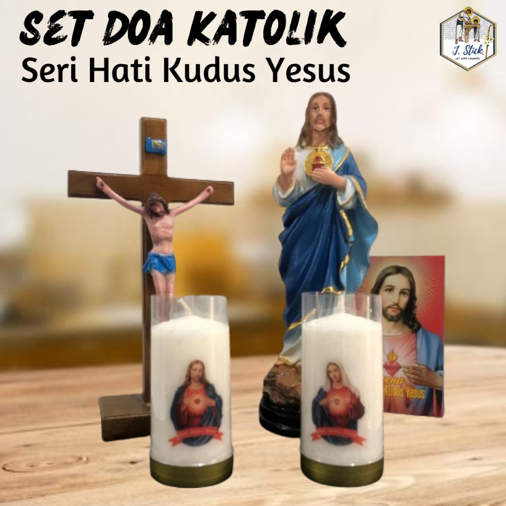 Jual SET DOA Katolik, Seri HATI KUDUS YESUS | Shopee Indonesia