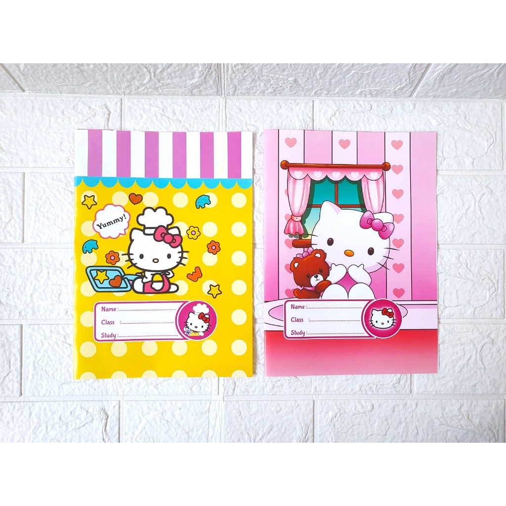 Jual (ISI 20 LEMBAR) Sampul Buku Hello Kitty Tebal Kuarto ( Ukuran BUKU ...