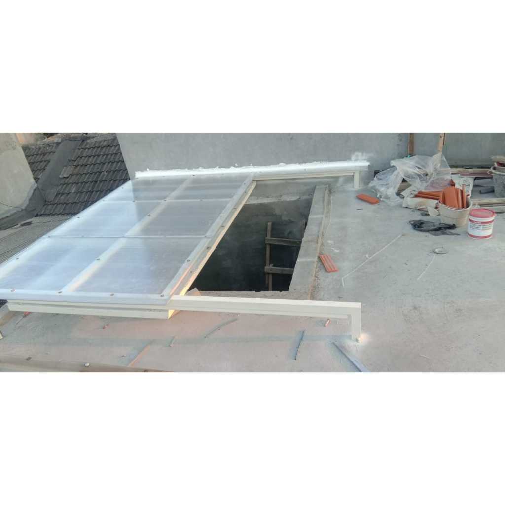 Jual KANOPI ATAP RUMAH TIPE GESER SOLARFLAT | Shopee Indonesia