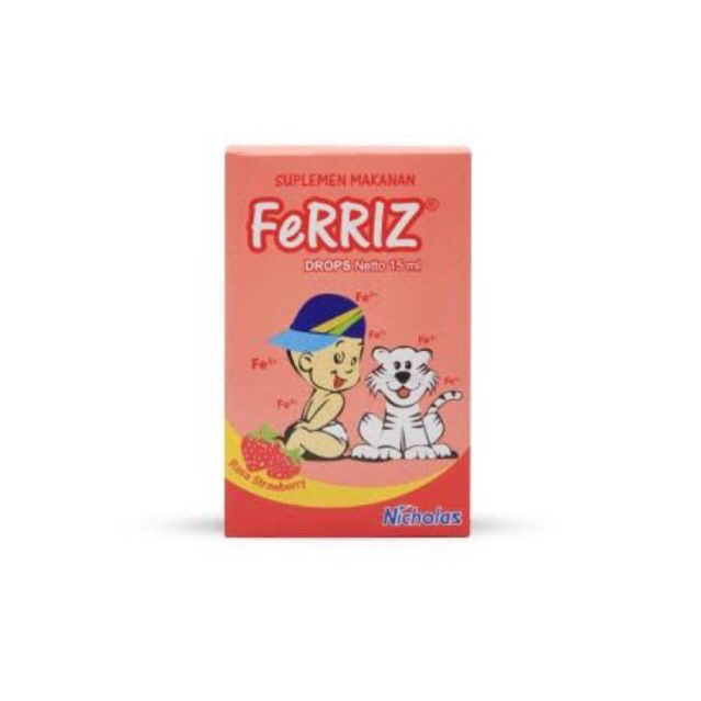 Jual FERRIZ DROP 15 ML SYR BAYI VITAMIN ZAT BESI | Shopee Indonesia