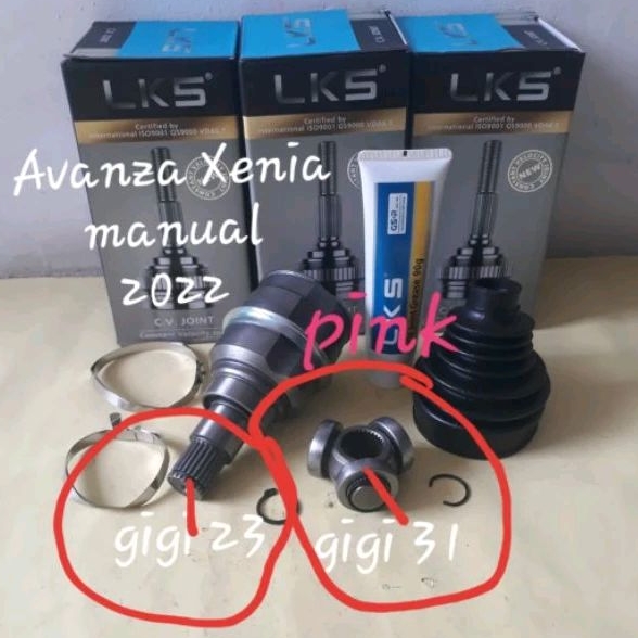 Jual Cv Joint Dalam As Tarik Dalam As Roda Depan Dalam All New Avanza Xenia Manual 2021 On ...