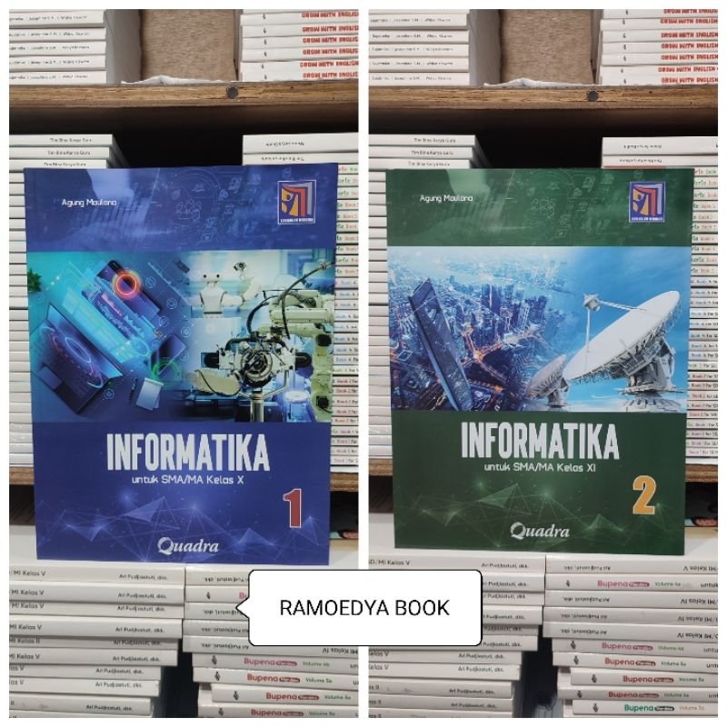 Jual Original Buku Informatika SMA/MA kelas 10,11,12 Kurikulum Merdeka Quadra | Shopee Indonesia