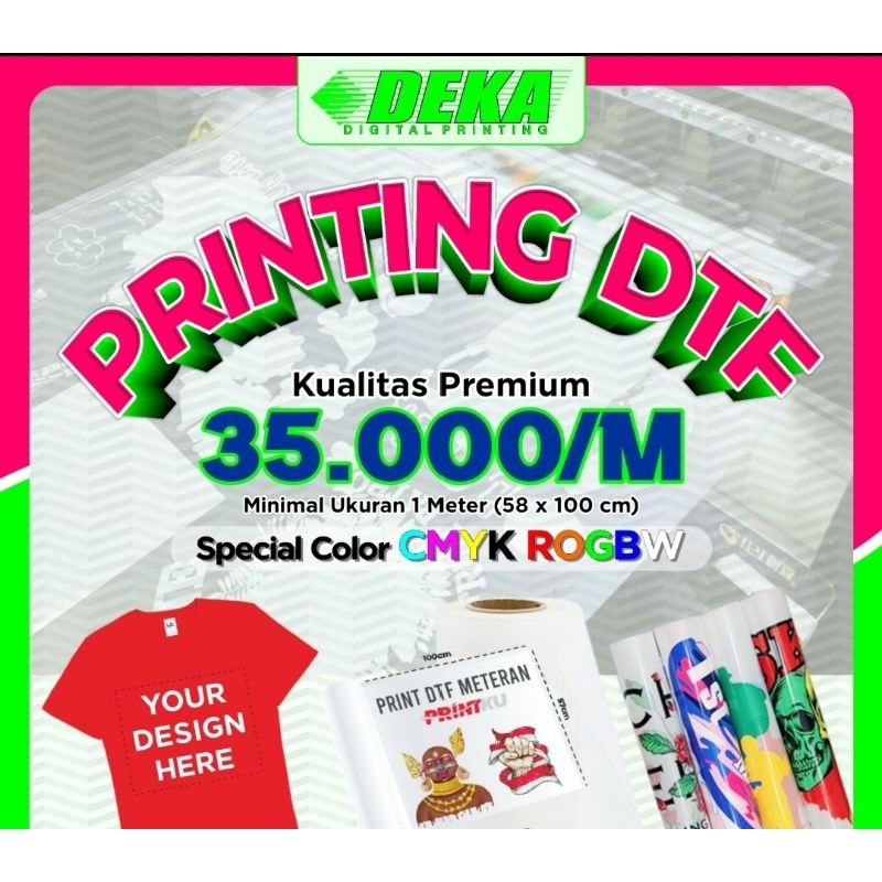 Jual cetak, Print, sablon DTF large format | Shopee Indonesia