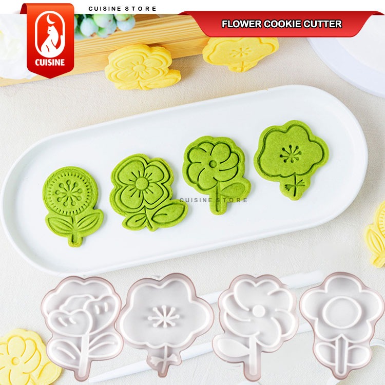 Jual [COD] Per SET Cookie Cutter Karakter Hewan Bunga Korean Cookies ...
