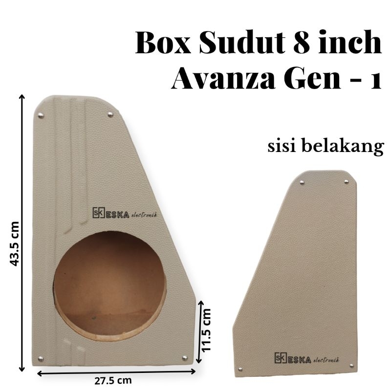 Jual Box Sudut Avanza Gen 1 Box subwoofer 8 inch Sudut Box Sudut 8 inch | Shopee Indonesia
