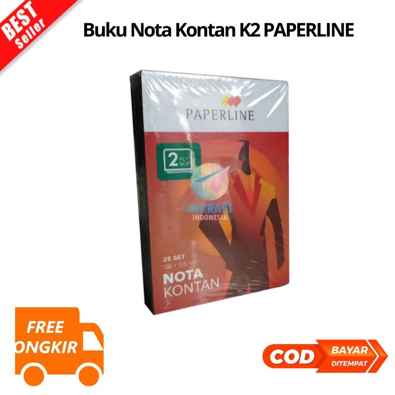 Jual [JK] BAYAR DI TEMPAT Buku Nota Kontan K2 PAPERLINE PPL-NKK2-NCR isi 50 Lembar Kecil 2 Ply ...