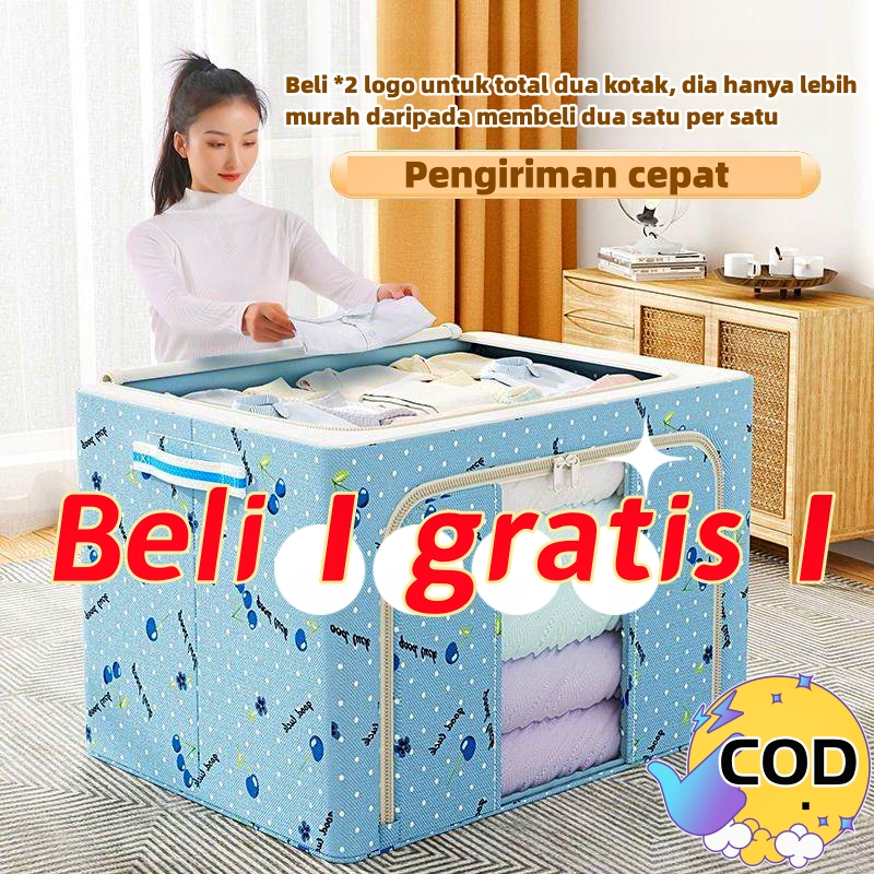 Jual storage box organizer 66L 100L kotak penyimpanan Serbaguna ...