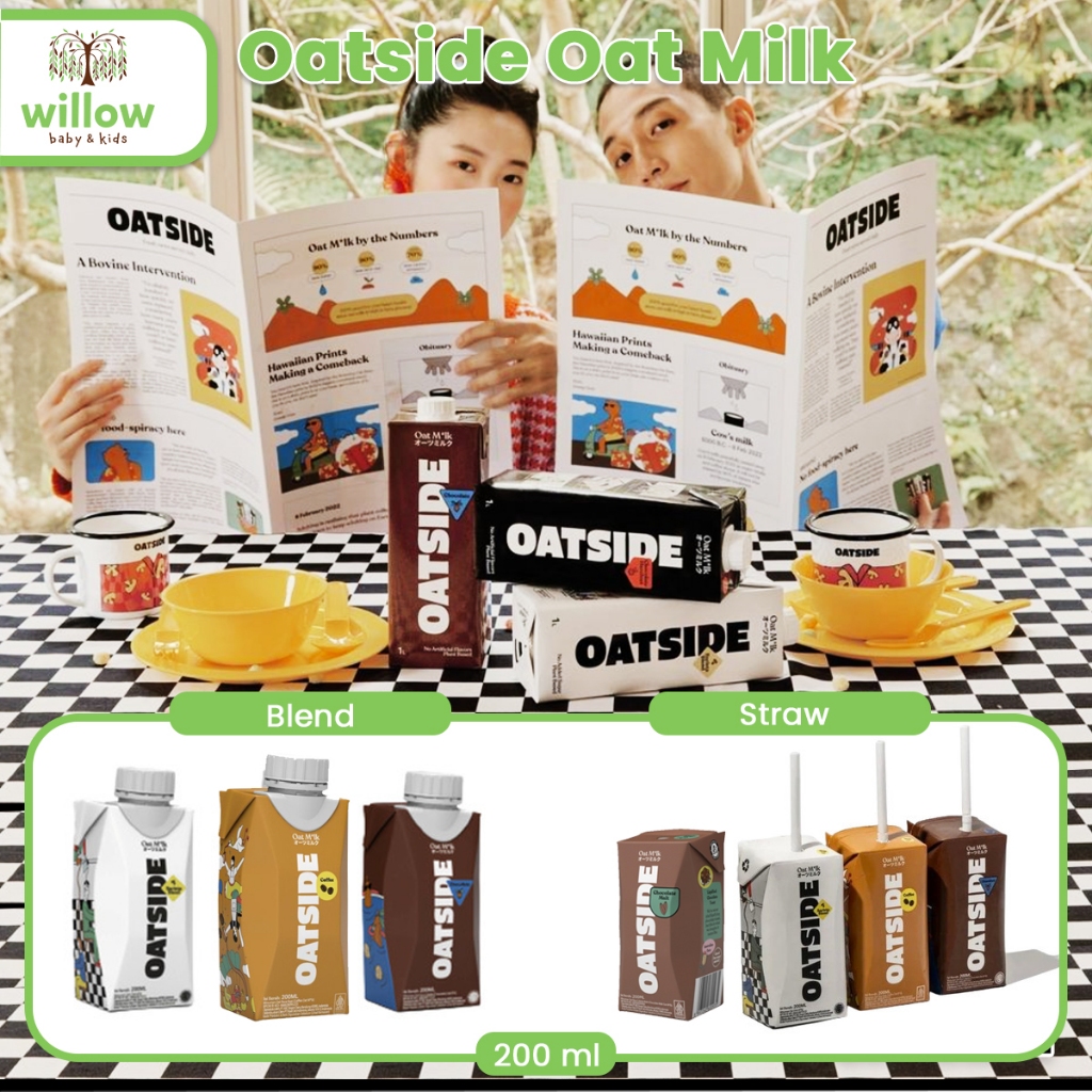 Jual Susu Kemasan Instan - Oatside Oat Milk 200Ml | Shopee Indonesia