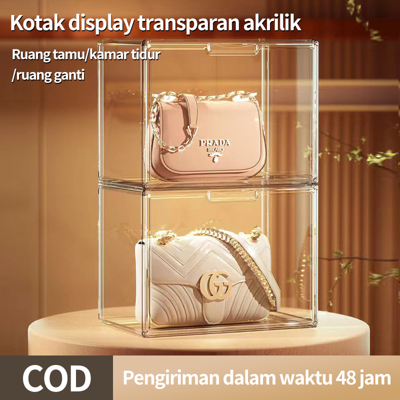 Jual Bohan Transparent Storage Display Box XXL/ Kotak Penyimpanan ...