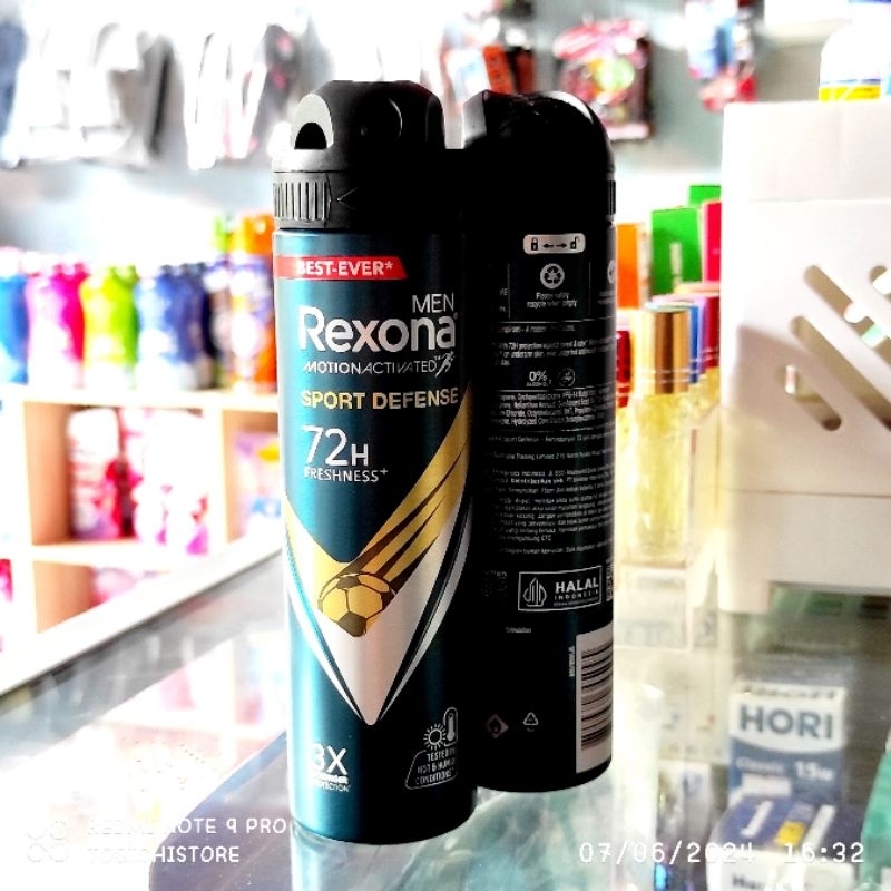Jual Deodorant Body Spray Rexona Men Motionsense Sport Defense 135ml ...
