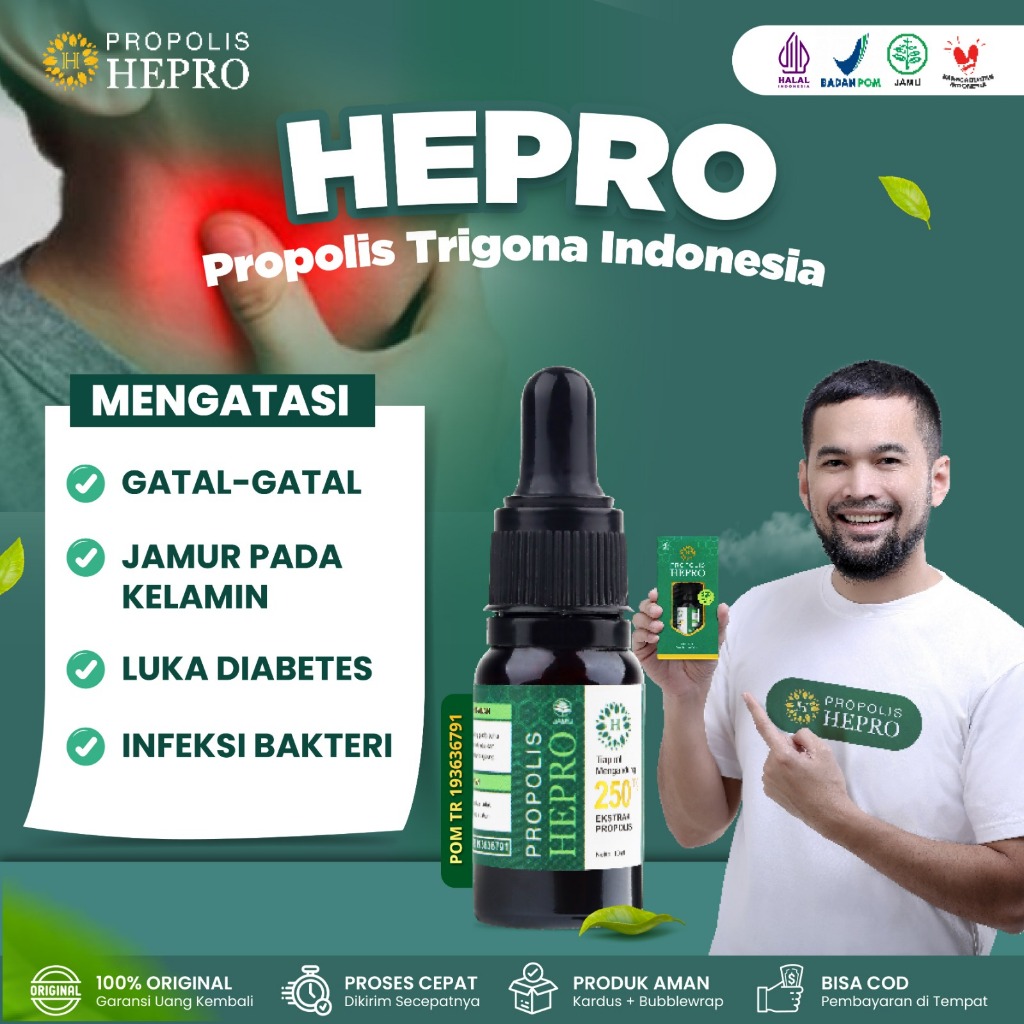 Jual Propolis Hepro Trigona Original - Paket 7 Botol Free 3 Pcs Trigona ...
