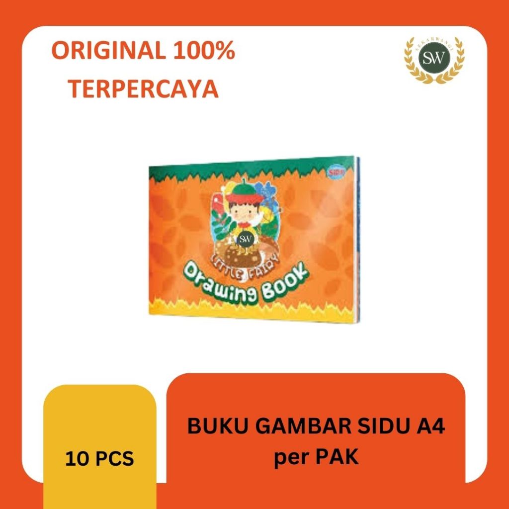 Jual BUKU GAMBAR SIDU A4 PER PAK ISI 10 PCS | Shopee Indonesia