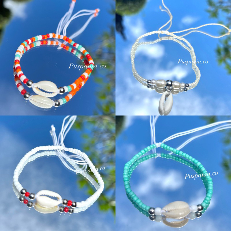 Jual Gelang kerang mutiara Gelang kerang khas bali | Shopee Indonesia