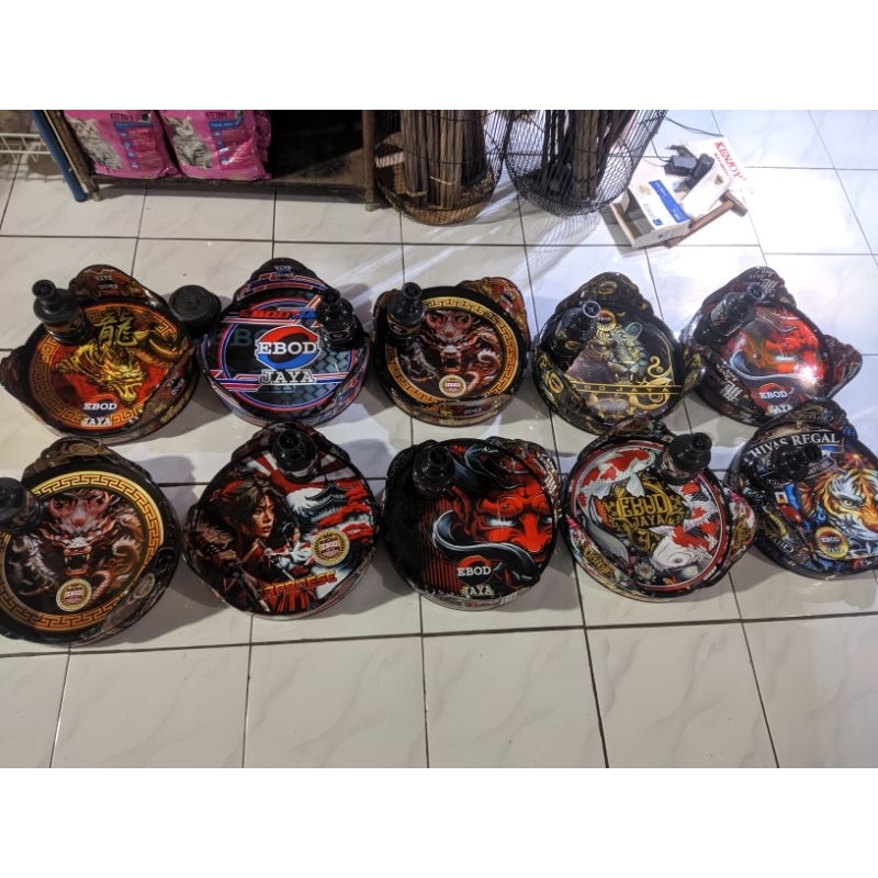 Jual Tebok Lovebird Decal Ebod Jaya Diameter 33cm Tebok PVC Kapsul ...