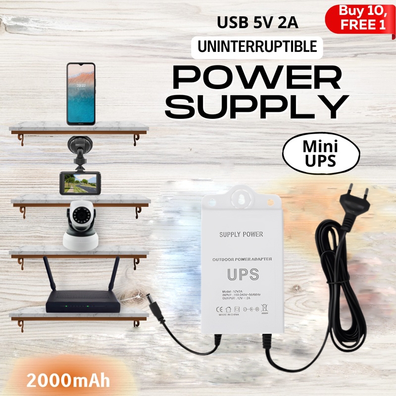 Jual Mini UPS 12V2A/ups Cctv/ups Router/ups Router Wifi/ups Wifi Router ...