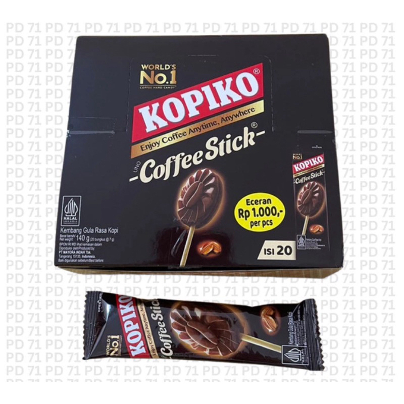 Jual Permen Kopiko Coffee Stick 1 Pack Isi 20 pcs | Shopee Indonesia