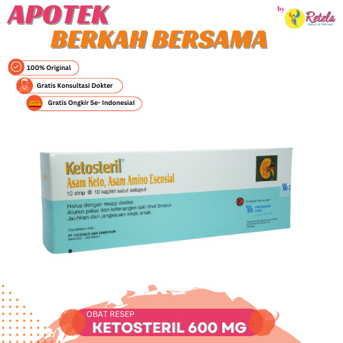 Jual KETOSTERIL 600MG 1 BOX 100 TABLET | Shopee Indonesia