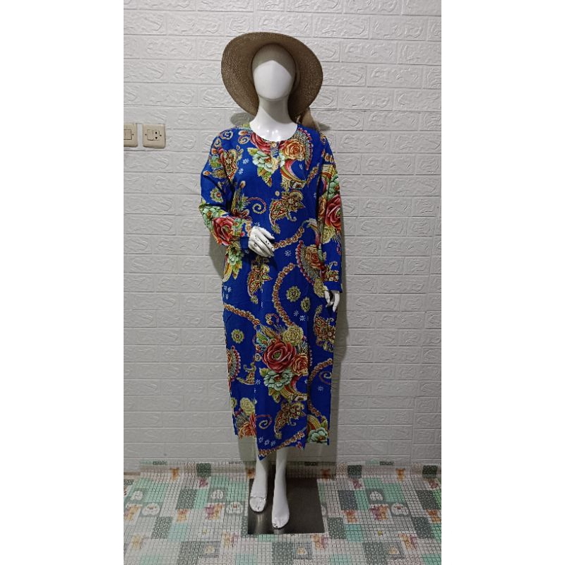 Jual batik kencana ungu ori.lebel hijau | Shopee Indonesia