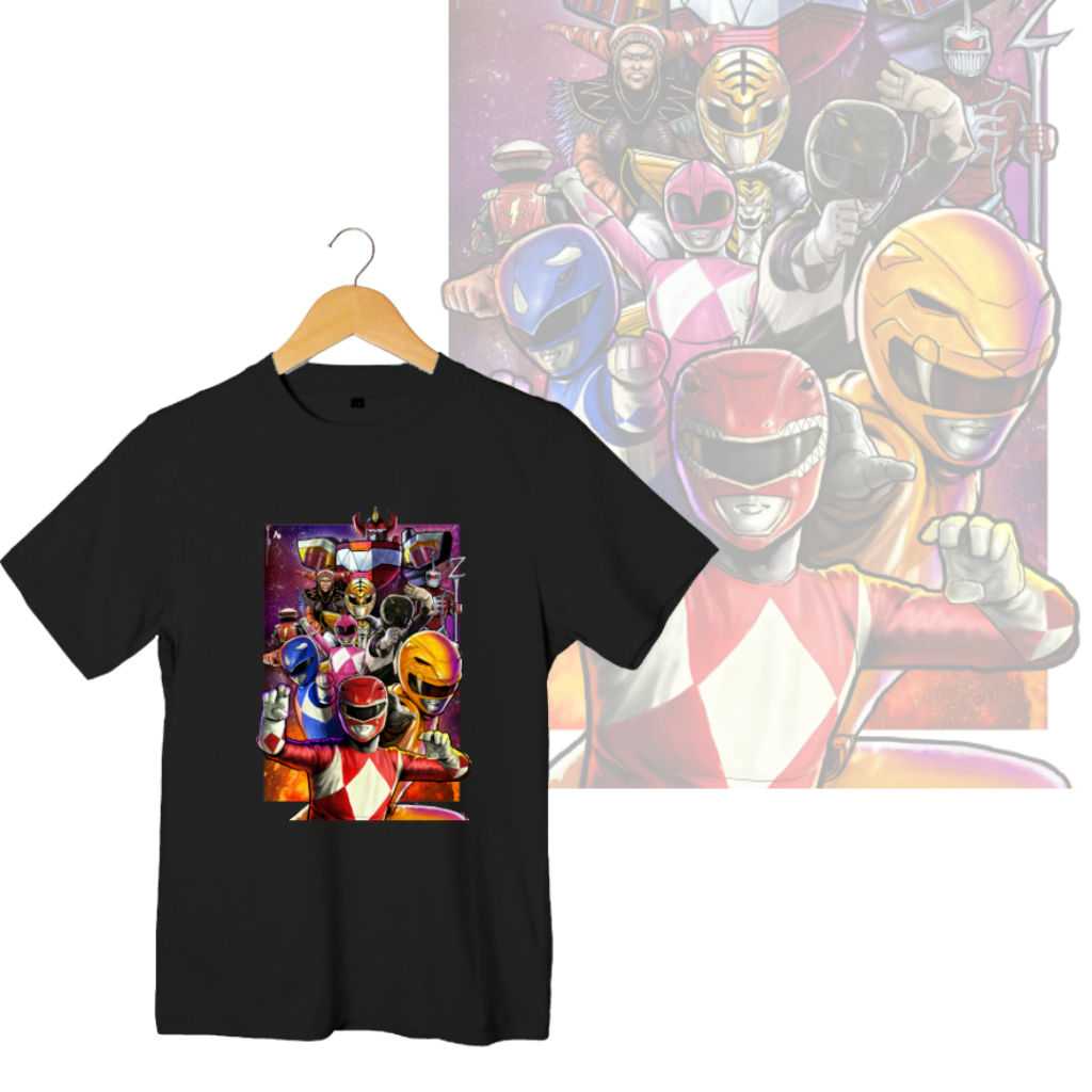 Jual Kaos Power Rangers Kaos Mighty Morphin Kaos Zyuranger Kaos Kyoryu ...