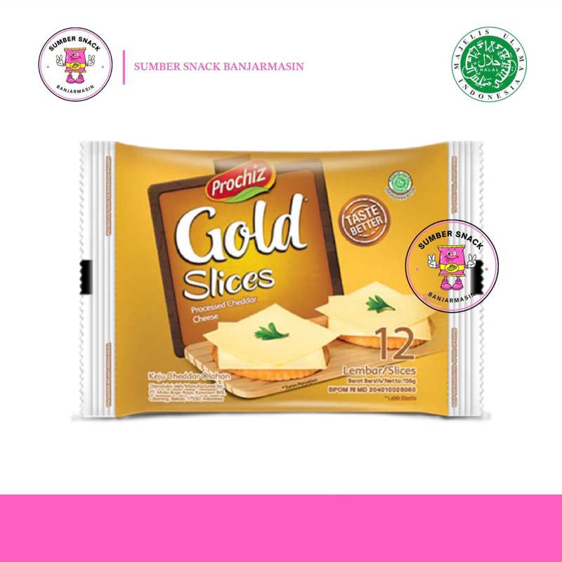 Jual Prochiz Gold Slices (156g) (12 Lembar) | Shopee Indonesia