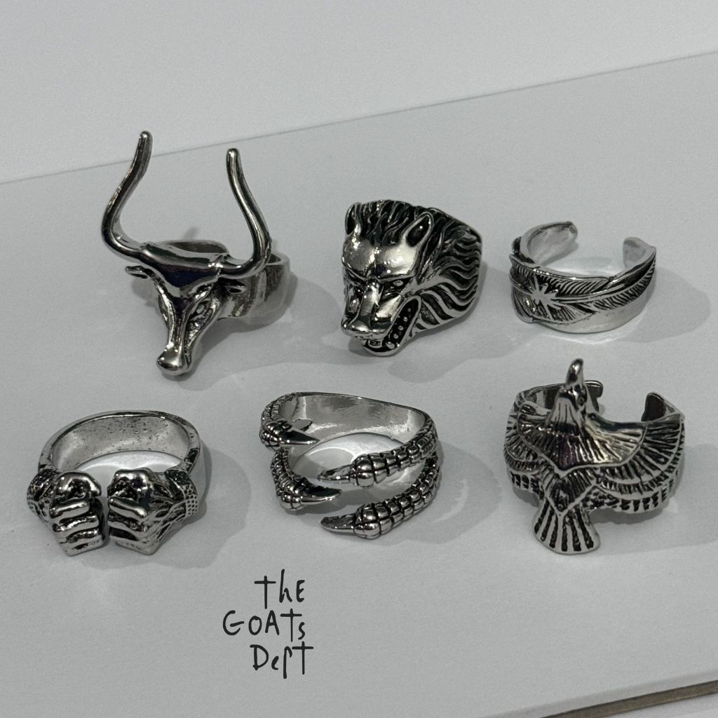 Jual The Goats Dept - Mick Jagger Ring Set Silver Palm Original ...