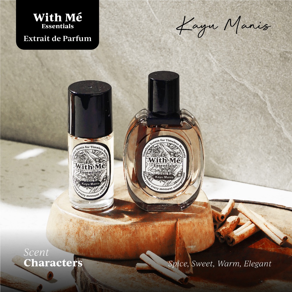 Jual PARFUM KAYU MANIS WITH ME ESSENTIALS MINYAK WANGI TAHAN LAMA 24 ...