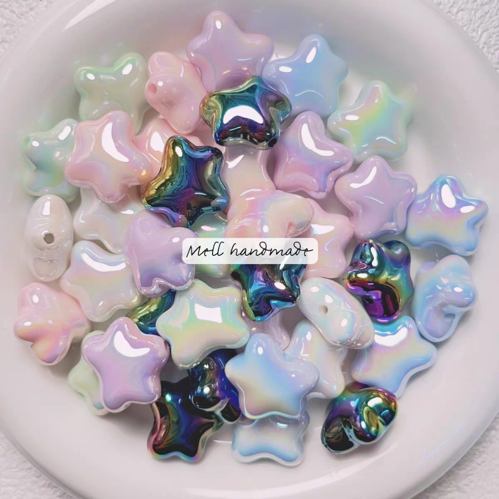 Jual Manik Mote Bintang gembul GID - Manik Korea Beads Luxury Bintang ...