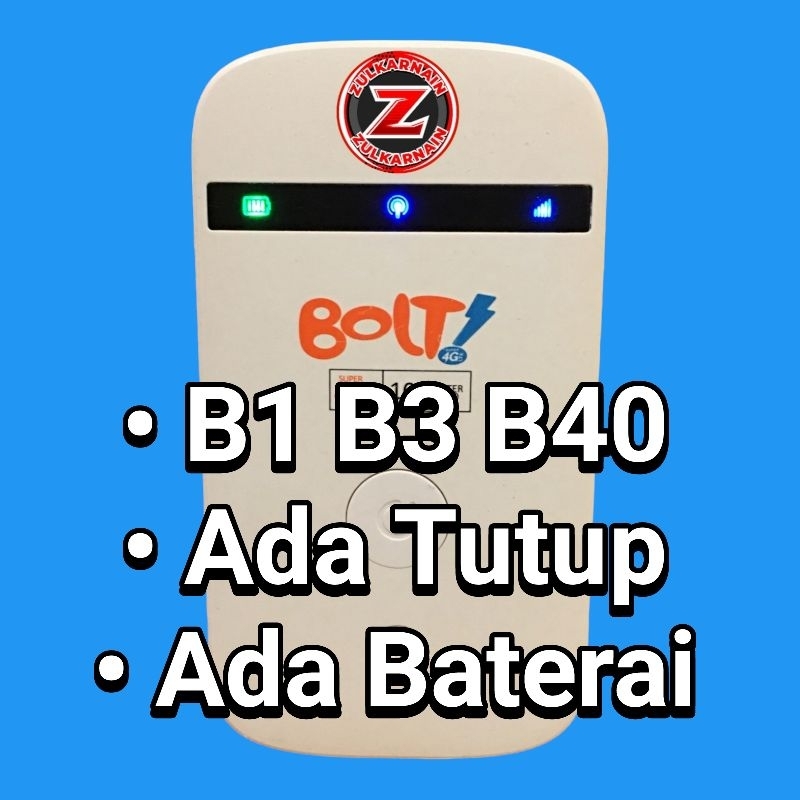 Jual Modem Wifi Bolt MF90 Mod B3 1800Mhz Ada Baterai Tutup | Shopee ...
