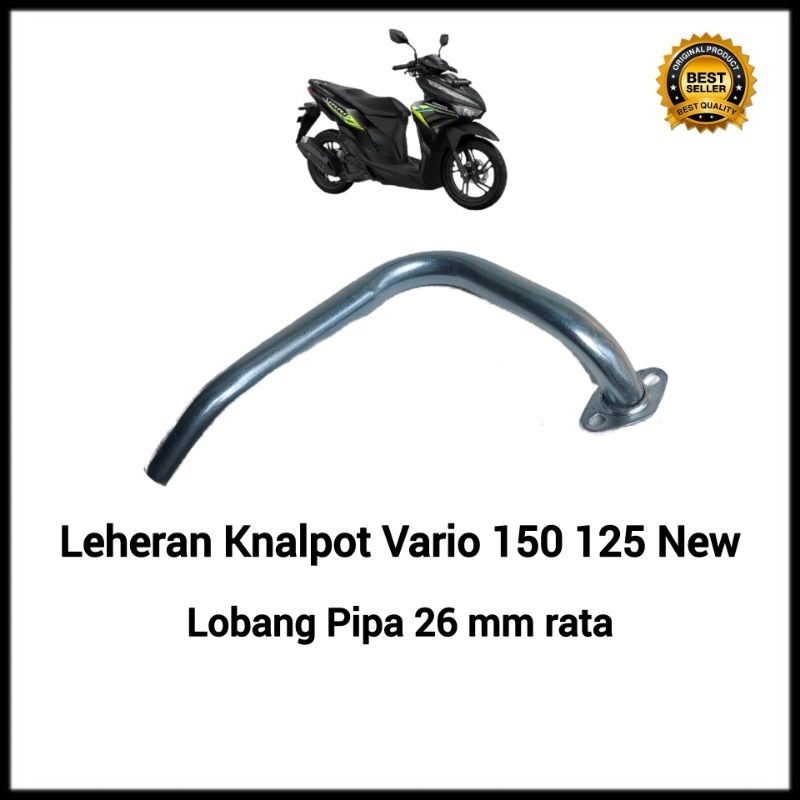 Jual Leheran Knalpot Vario 150 125 New PNP Tinggal Pasang Leher Lobang ...