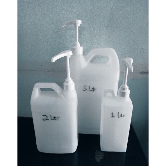 Jual Lagi Tren Satu set pump jerigen 1 liter 2 liter dan 5 liter ...