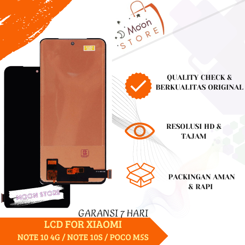 Jual LCD XIAOMI REDMI NOTE 10 4G / TOUCHSCREEN REDMI NOTE 10S ORIGINAL ...