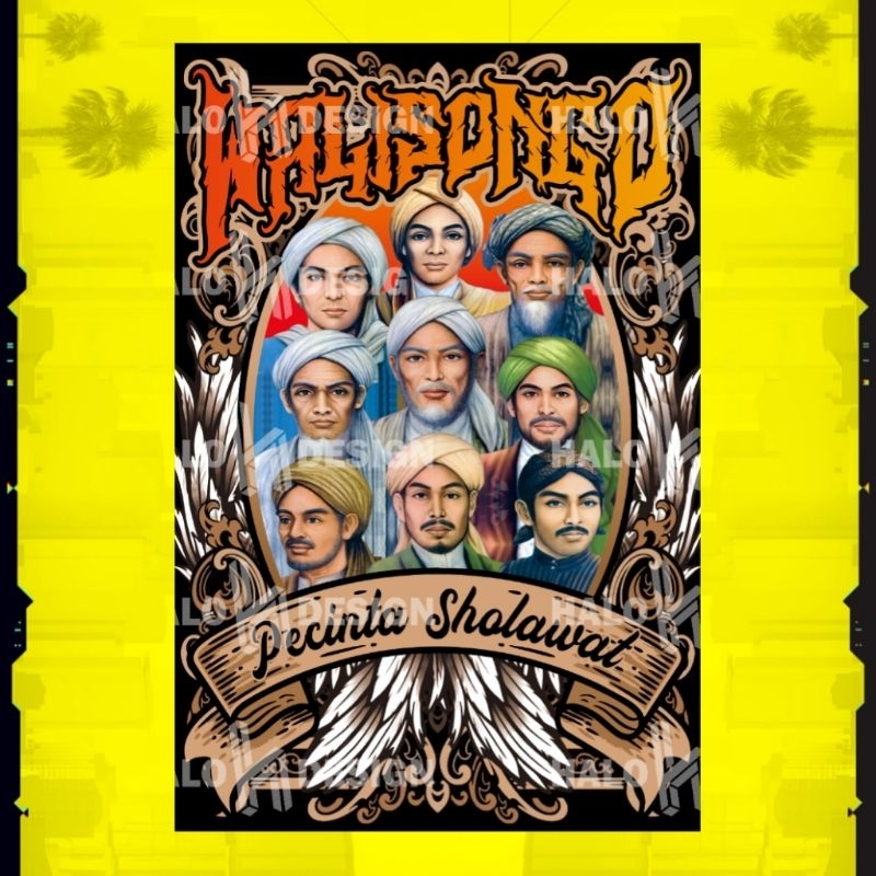 Jual Bendera Sholawat Walisongo Mf & Gf | FREE STICKER | COD | Shopee ...