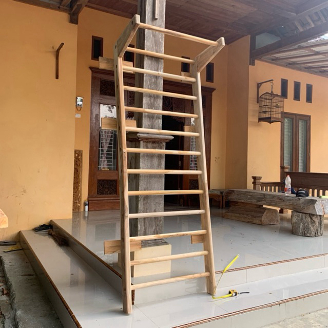 Jual Wooden Stall bar, Pull up bar (bahan dasar jati asli bukan belanda ...