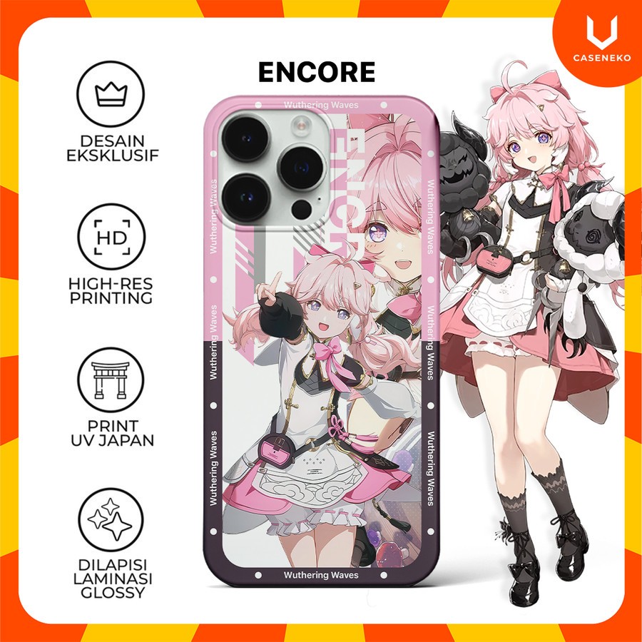 Jual Custom Case Encore Wuthering Wave Phone Casing HP 1 | Shopee Indonesia