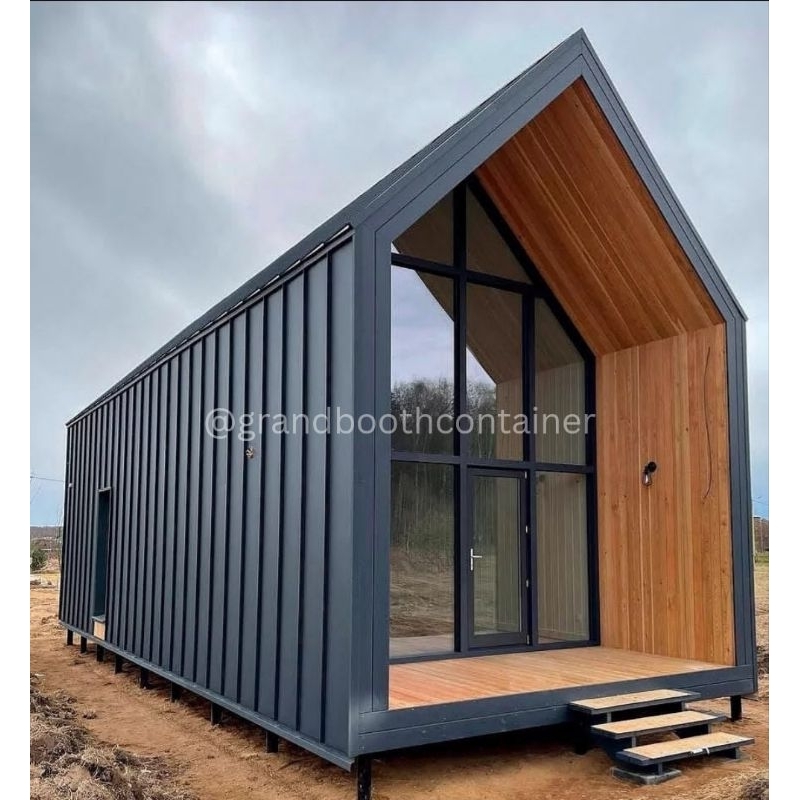 Jual RUMAH CONTAINER CABIN HOMESTAY VILLA GLAMPING SEGITIGA MEZZANINE ...