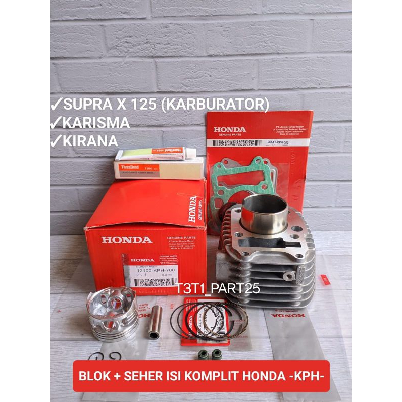 Jual Blok + seher isi komplit (KPH) Supra x 125 lama karbu/karisma/kirana | Shopee Indonesia