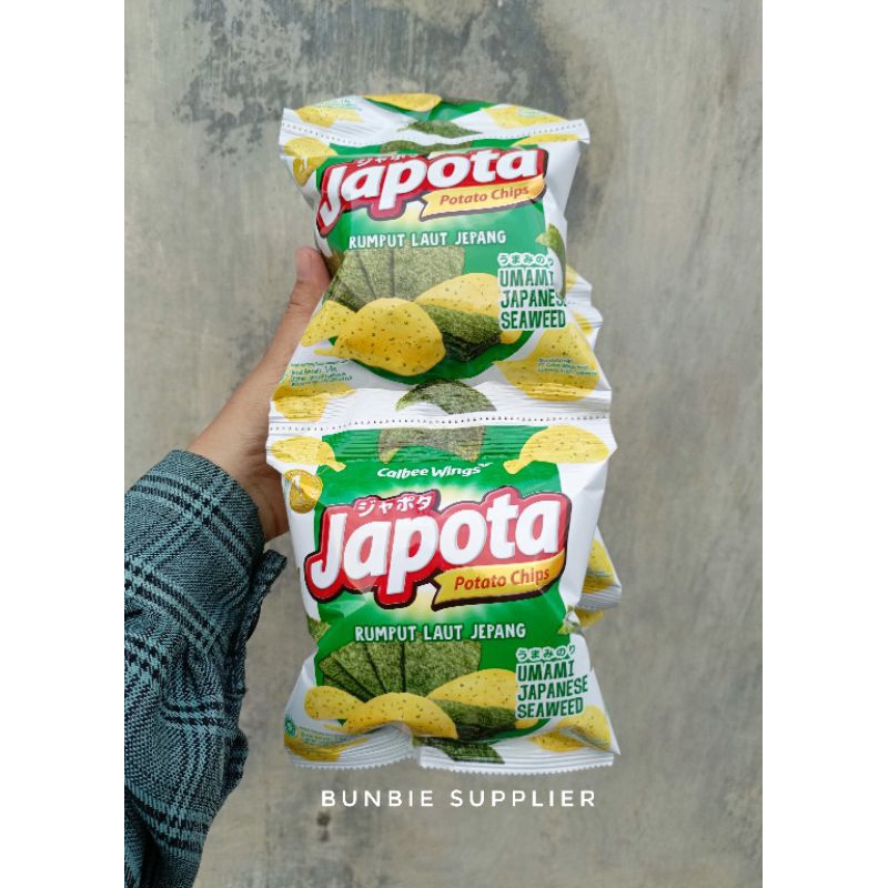 Jual JAPOTA Potato Chip Rumput Laut Jepang ISI 5pcs (RENCENG) | Chiki ...