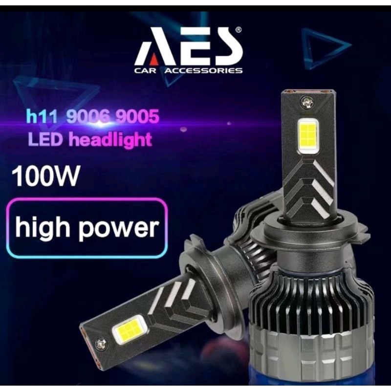 Jual Lampu LED turbo p5 headilght HB3 HB4 H7 H11 100 Watt high power ...