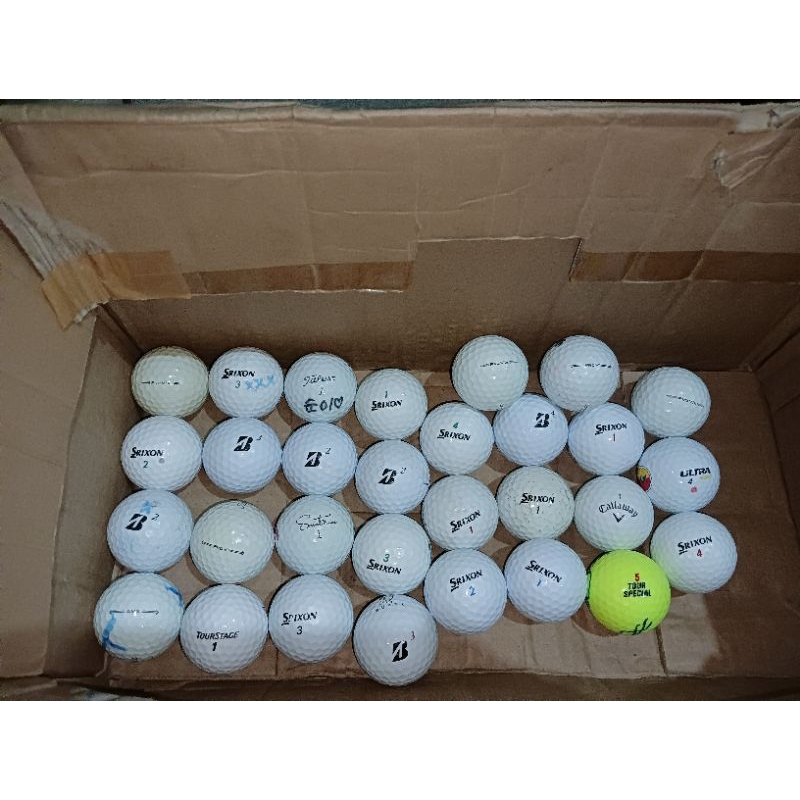 Jual BOLA GOLF SECOND/BEKAS TIPE MIX (30pcs) | Shopee Indonesia